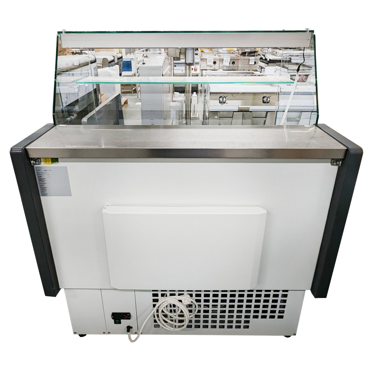 Coreco Profi Kühltheke 100 mit eckigem Frontglas elektrisch Warenpräse ...