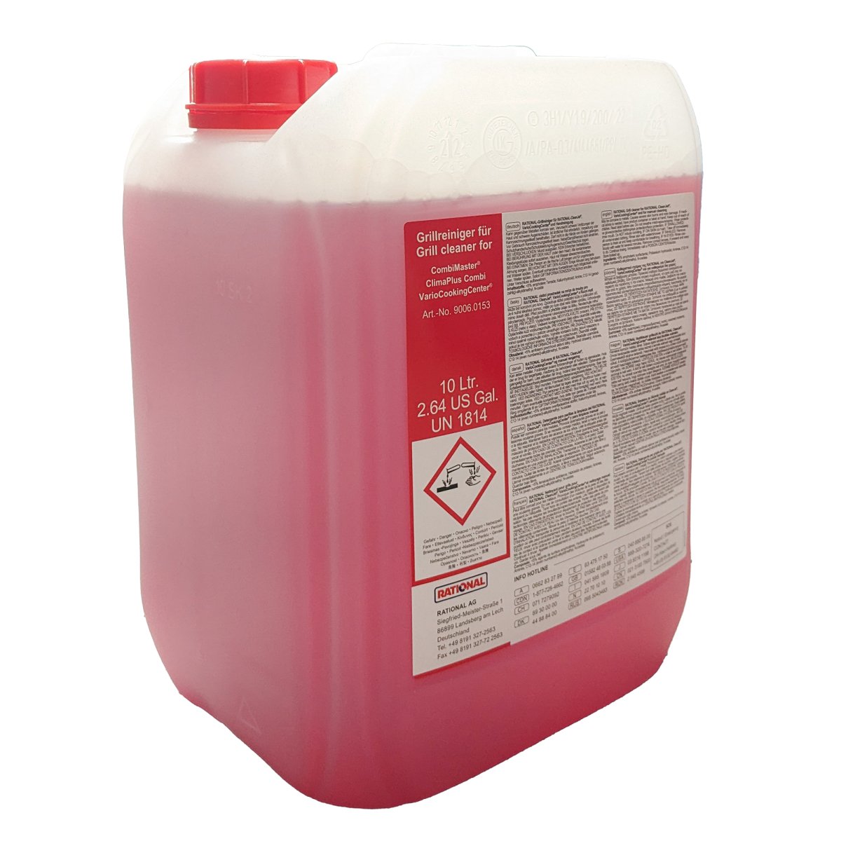 Rational/Wiesheu grill and special cleaner with Cleanjet 10 l canister ...